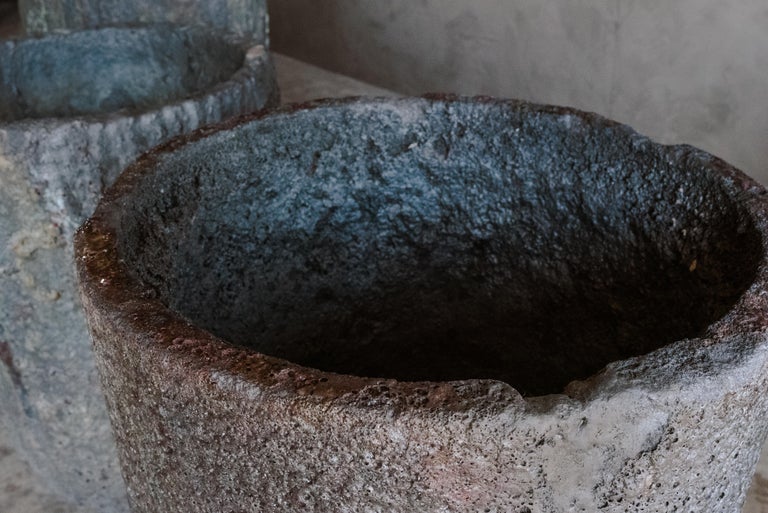 Vintage Set of Large Foundry Crucibles from France, Circa 1950 at 1stDibs