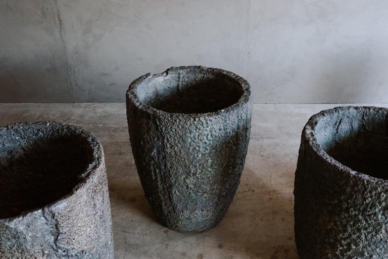 Vintage Set of Large Foundry Crucibles from France, Circa 1950 at 1stDibs