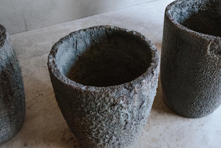Vintage Set of Large Foundry Crucibles from France, Circa 1950 at 1stDibs