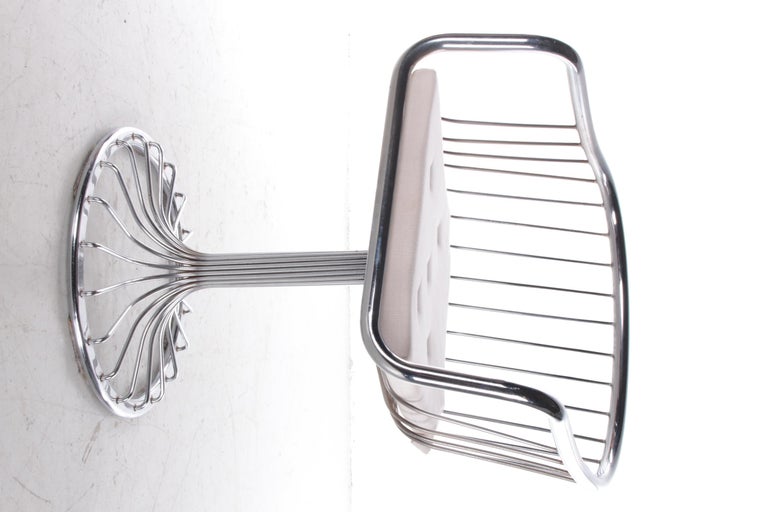 Vintage Set of Tacke Metal Wire Chairs, 1970s at 1stDibs