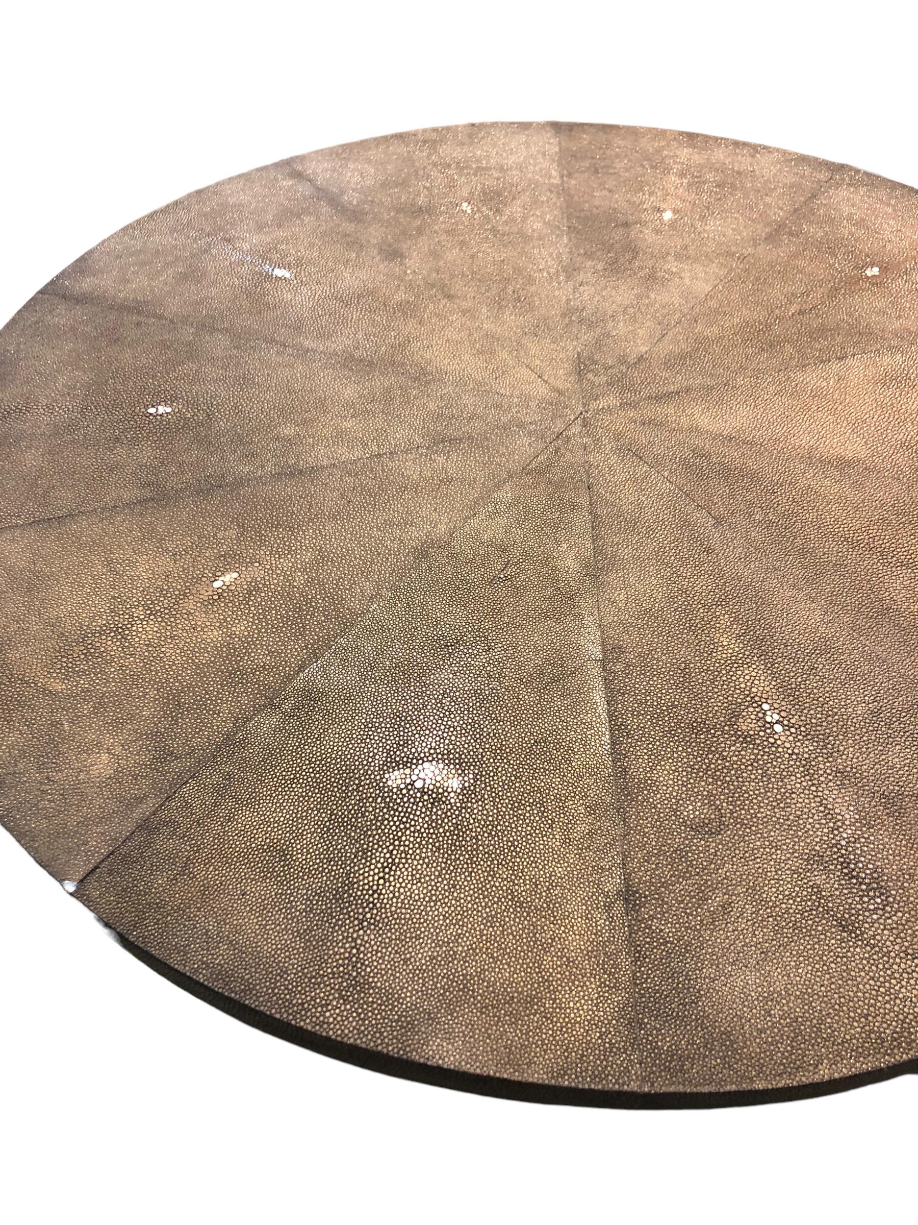 Vintage Shagreen Center Table by R and Y Augousti For Sale at 1stDibs