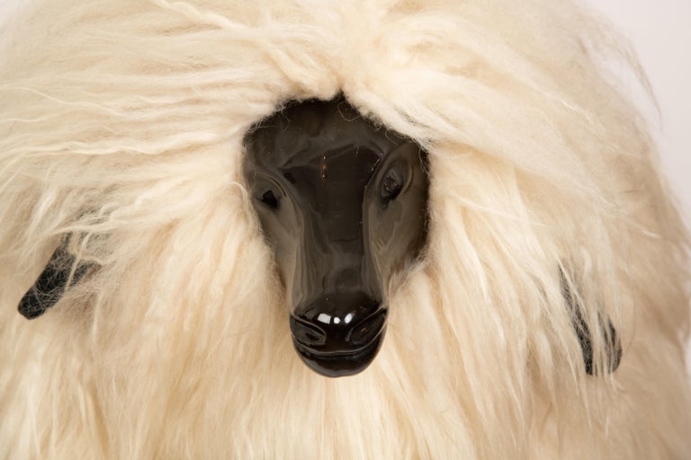 Vintage Sheep Bench at 1stDibs