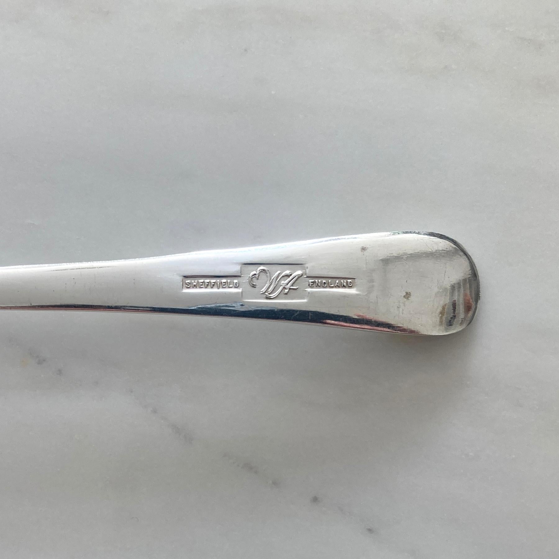 Vintage Sheffield England Silverplated Serving Spoon and Fork, 1960s, 2 ...