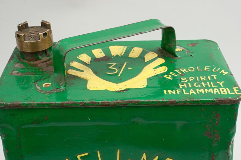 Vintage Shell-Mex Fuel Can, Tin Petrol Can at 1stDibs