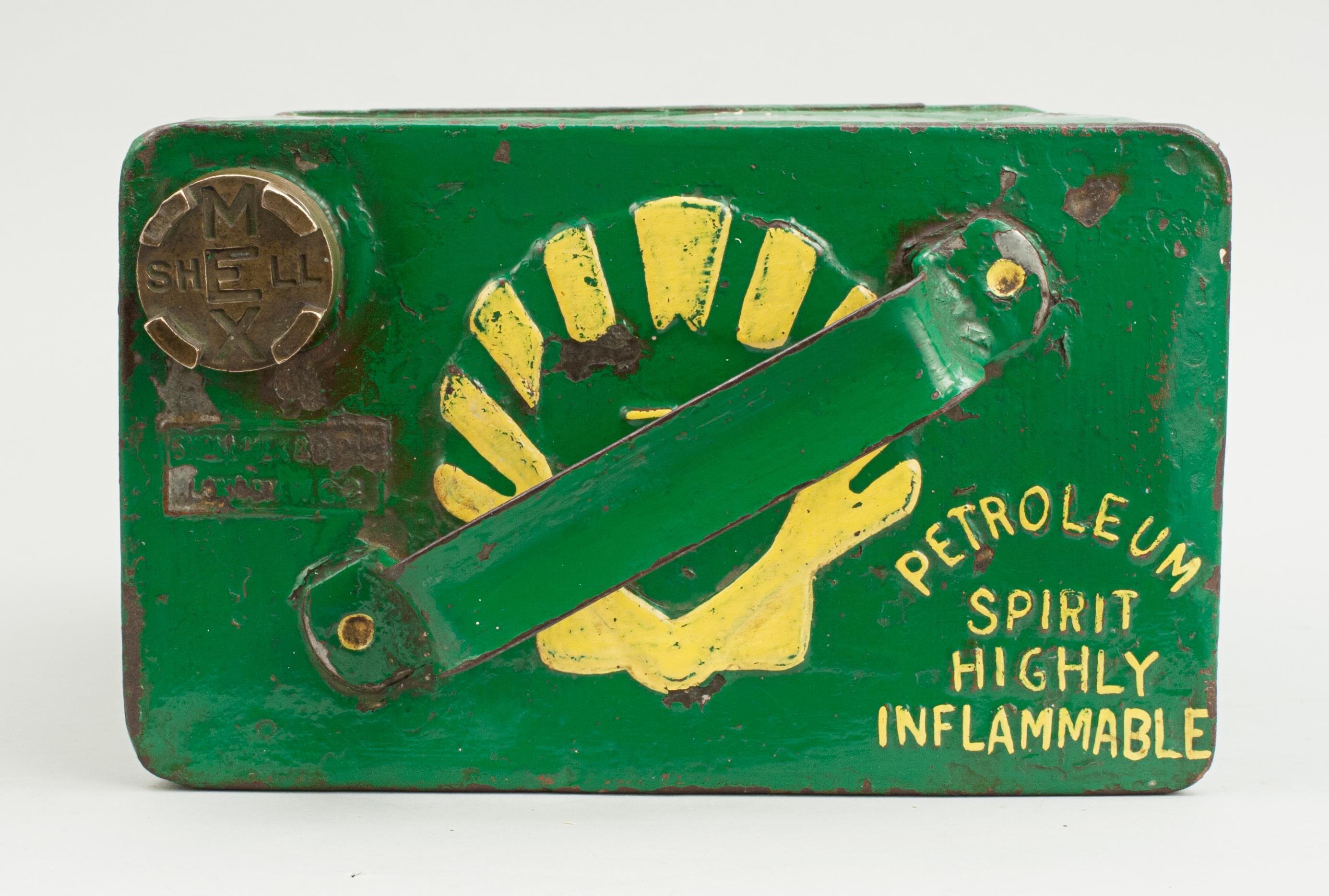 Vintage Shell-Mex Fuel Can, Tin Petrol Can at 1stDibs | shell mex bp ...