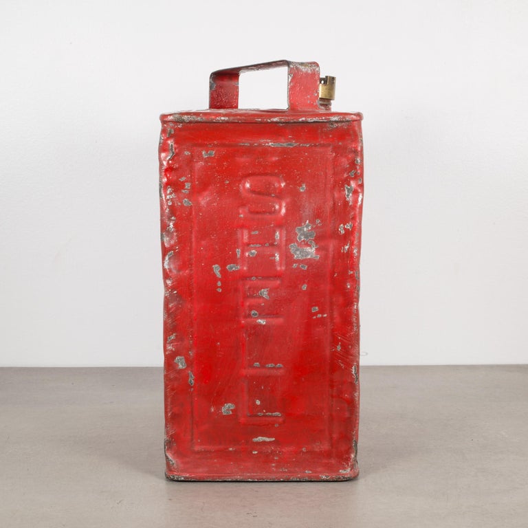 Vintage Shell Motor Spirit Gas Can with Brass Screwtop circa 1930 For ...