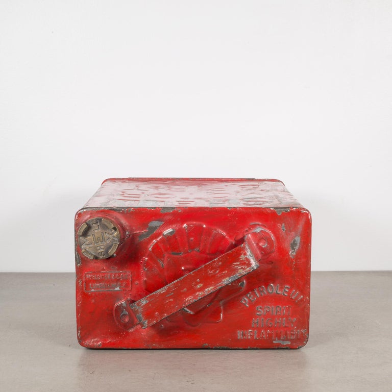 Vintage Shell Motor Spirit Gas Can with Brass Screwtop circa 1930 For ...