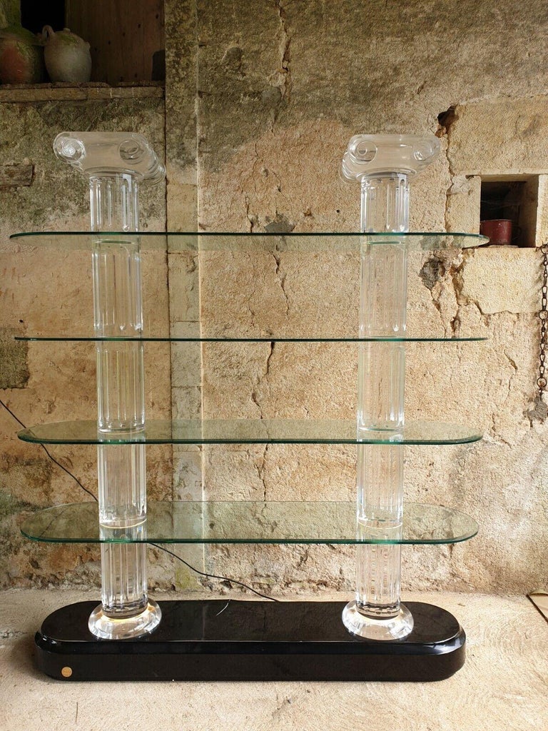 Vintage Shelving Unit Bookcase Designer Furniture 1970 Modernism For ...