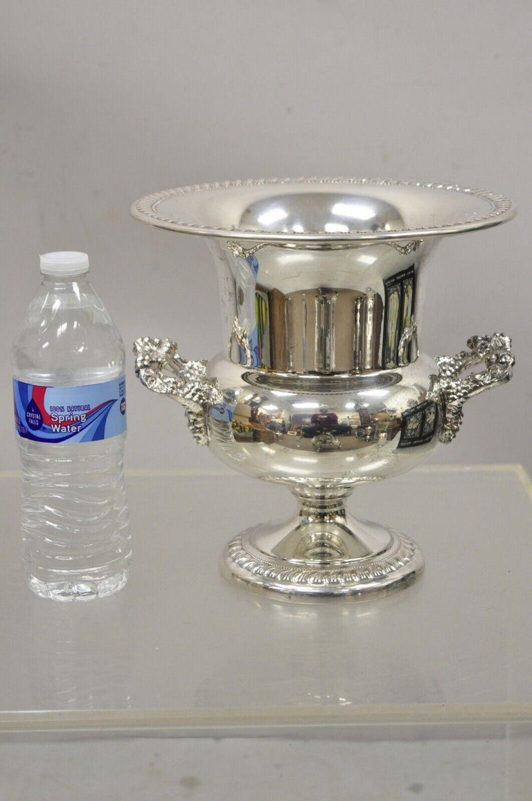 Vintage Sheridan Silver Plate Regency Champagne Chiller Trophy Cup Ice ...