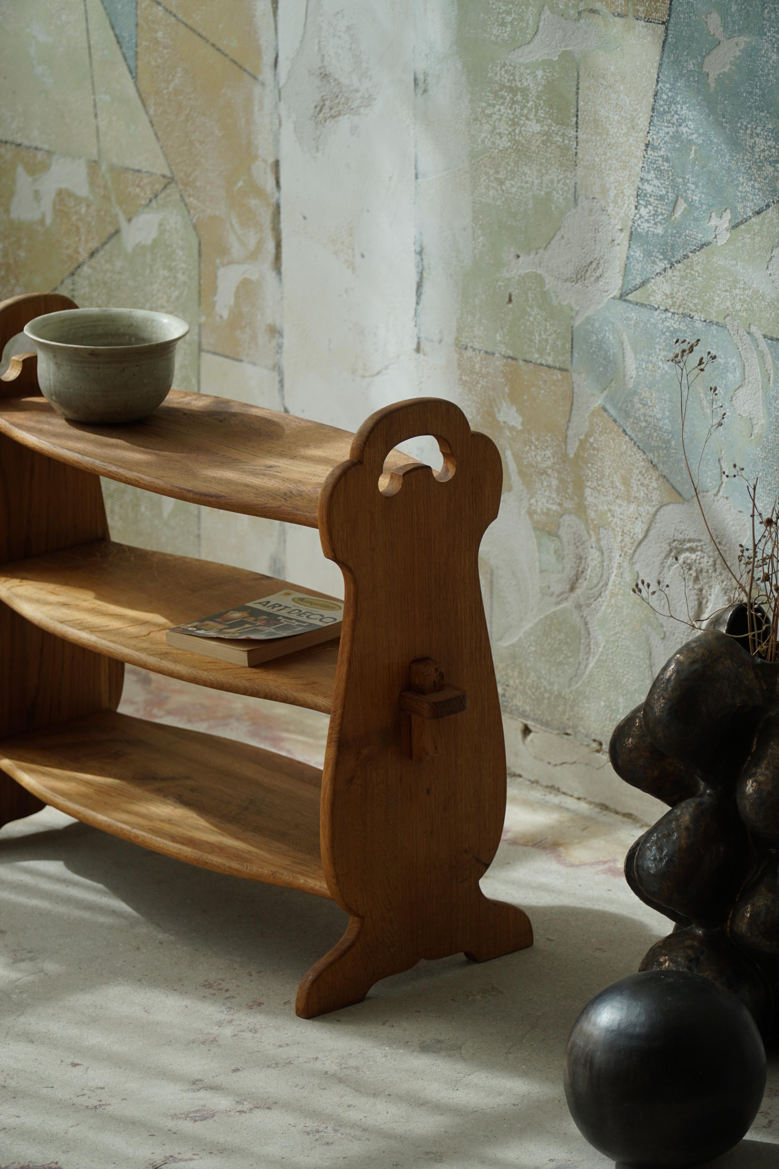 Vintage Side Table / Shelf in Solid Oak, Danish Mid Century, 1960s For ...