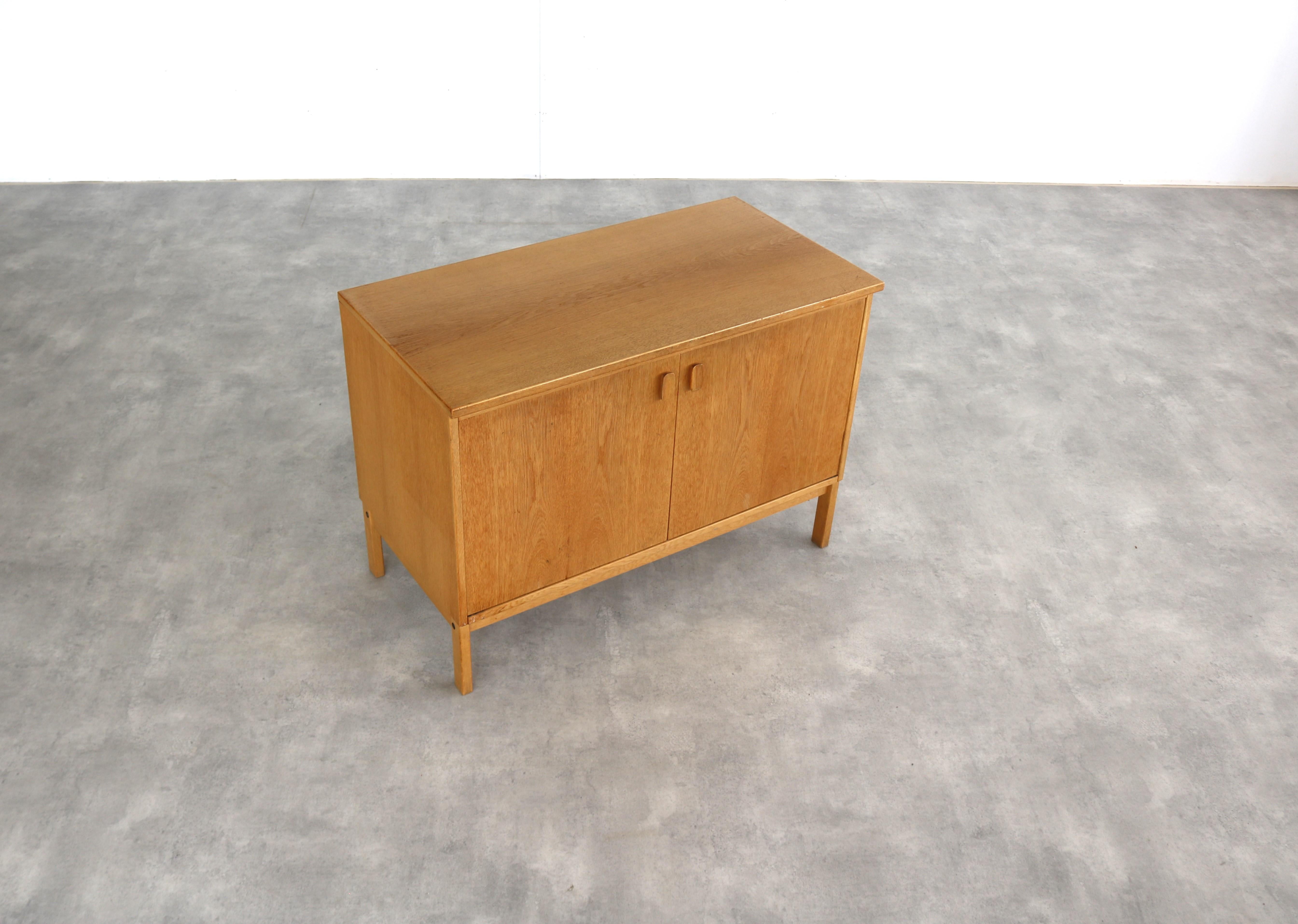 vintage sideboard cupboard oak 60s Sweden For Sale at 1stDibs