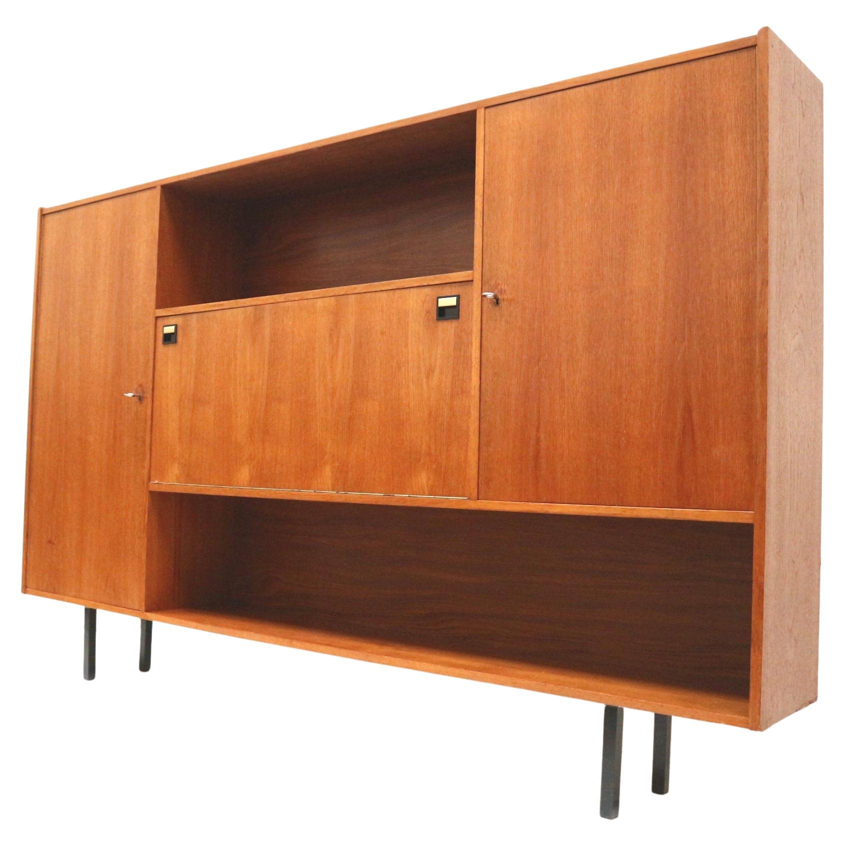 Large vintage sideboard / highboard / wall unit made in the 60s For ...