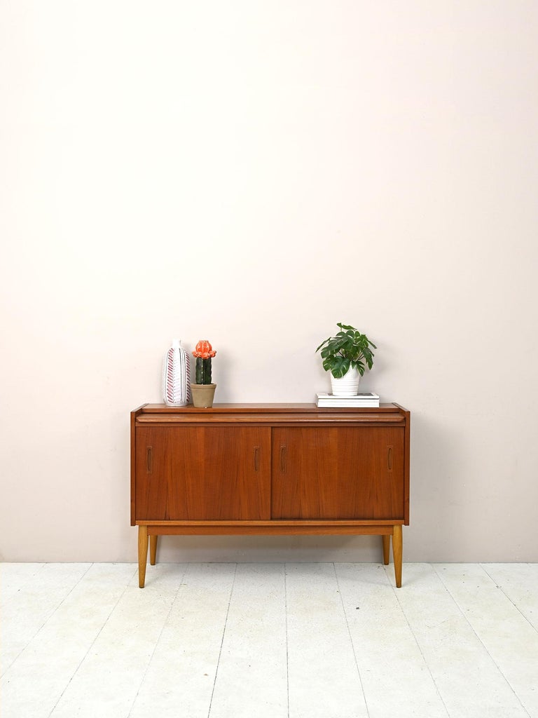 Vintage Sideboard with Pull-Out Top For Sale at 1stDibs