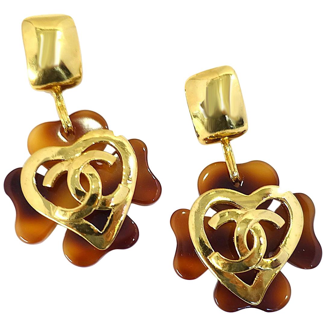 Chanel Shell Earrings - For Sale on 1stDibs