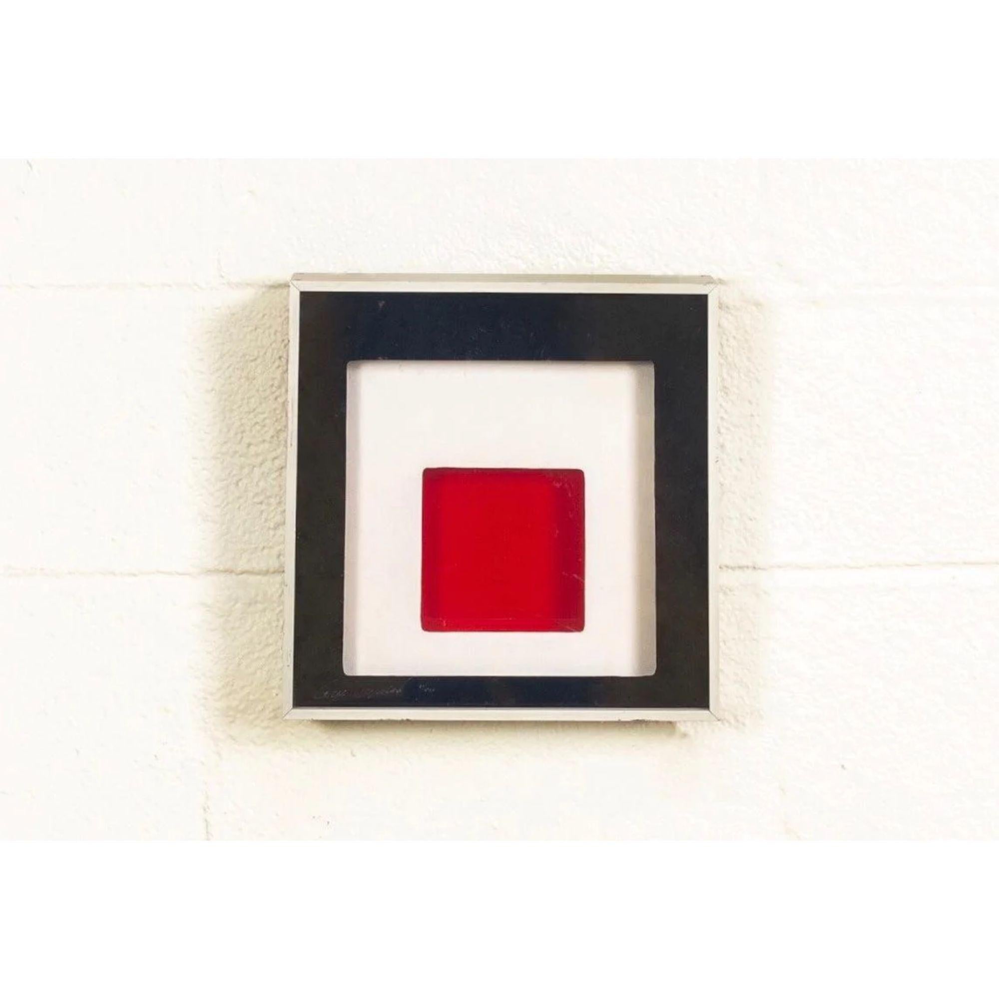 Vintage Signed Greg Copeland Wall Op Art Lightbox, 1970s at 1stDibs