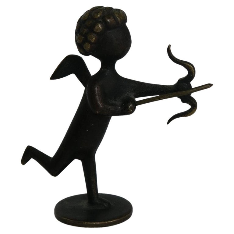 Vintage Signed Hagenauer Bonze Cupid Figurine Made in Austria, Vienna ...