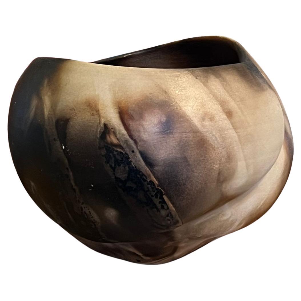 Signed Antique glazed studio pottery. For Sale at 1stDibs