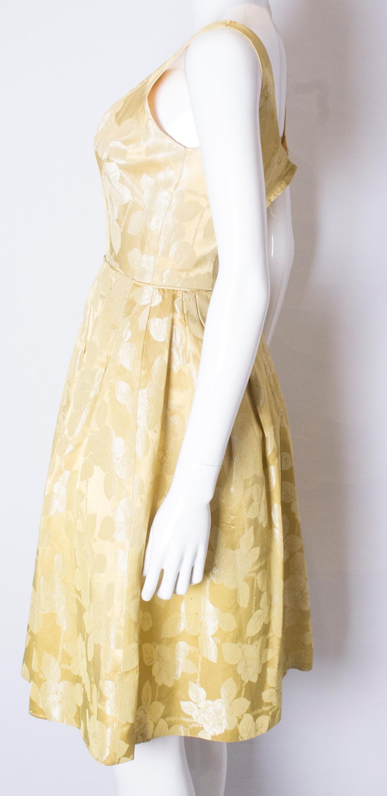 Vintage Silk Cocktail Dress For Sale at 1stDibs