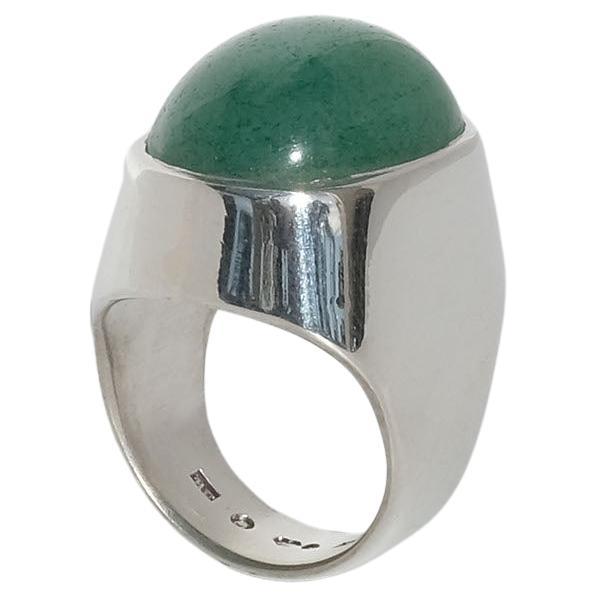 Vintage 18k Gold and Pink Tourmaline Ring by Swedish Master Rey Urban ...