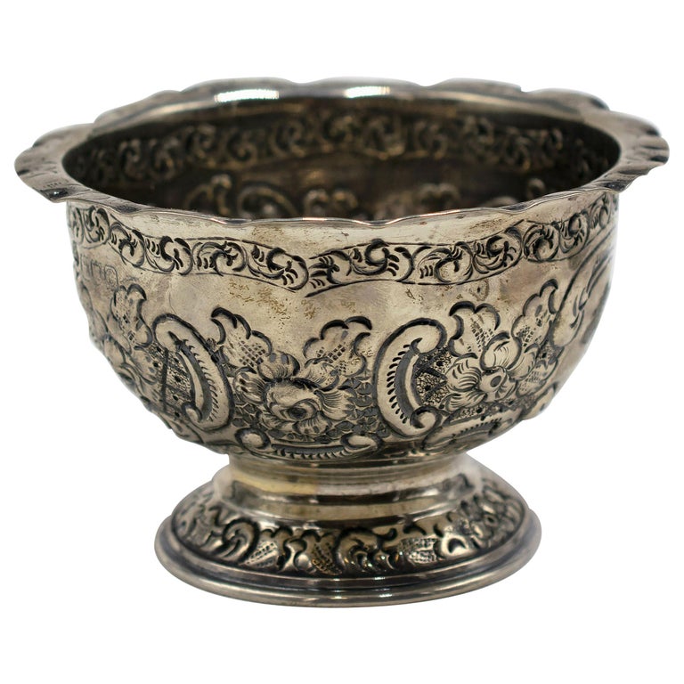 Vintage Silver Bowl, 20th Century For Sale at 1stDibs