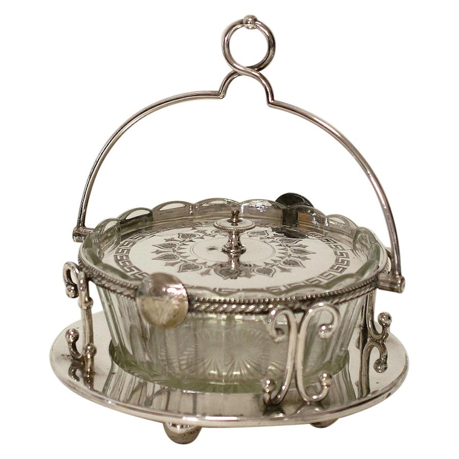 Vintage Silver Caviar Bowl, 20th Century at 1stDibs