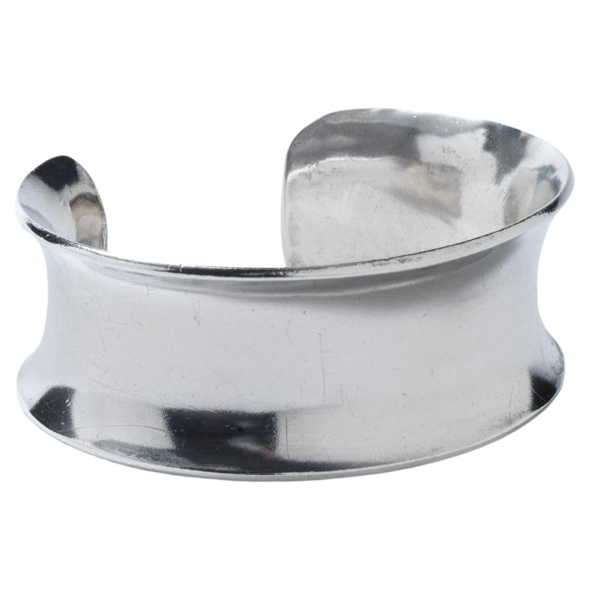 Vintage Silver Cuff Bracelet by Master Eric Robbert Made Year 1956 For ...