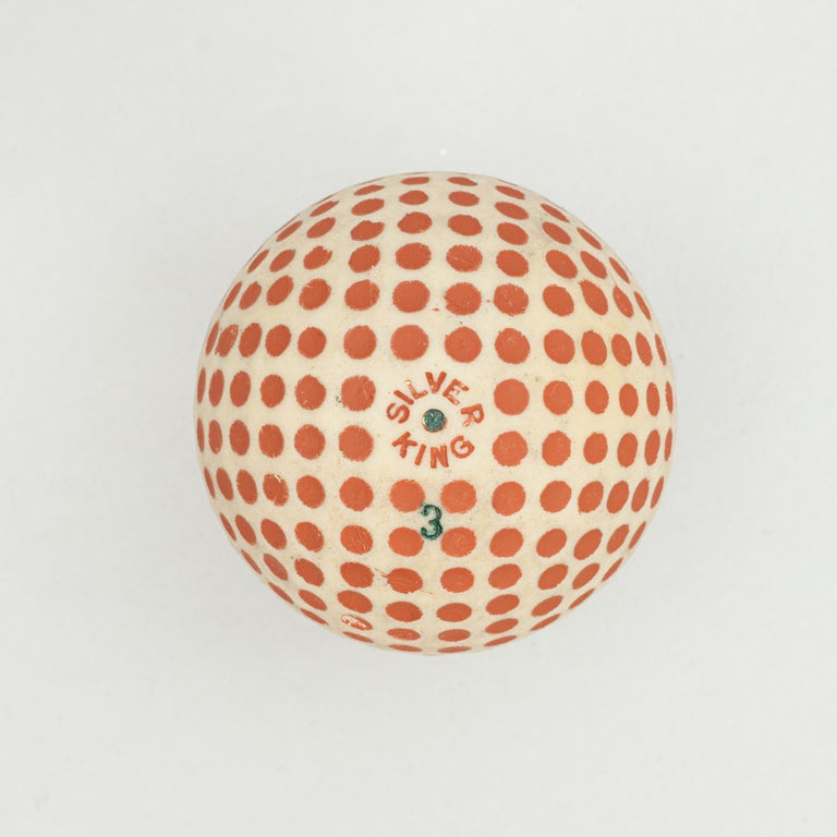 Vintage 'Silver King' Golf Ball Dimple Pattern, circa 1910 at 1stDibs