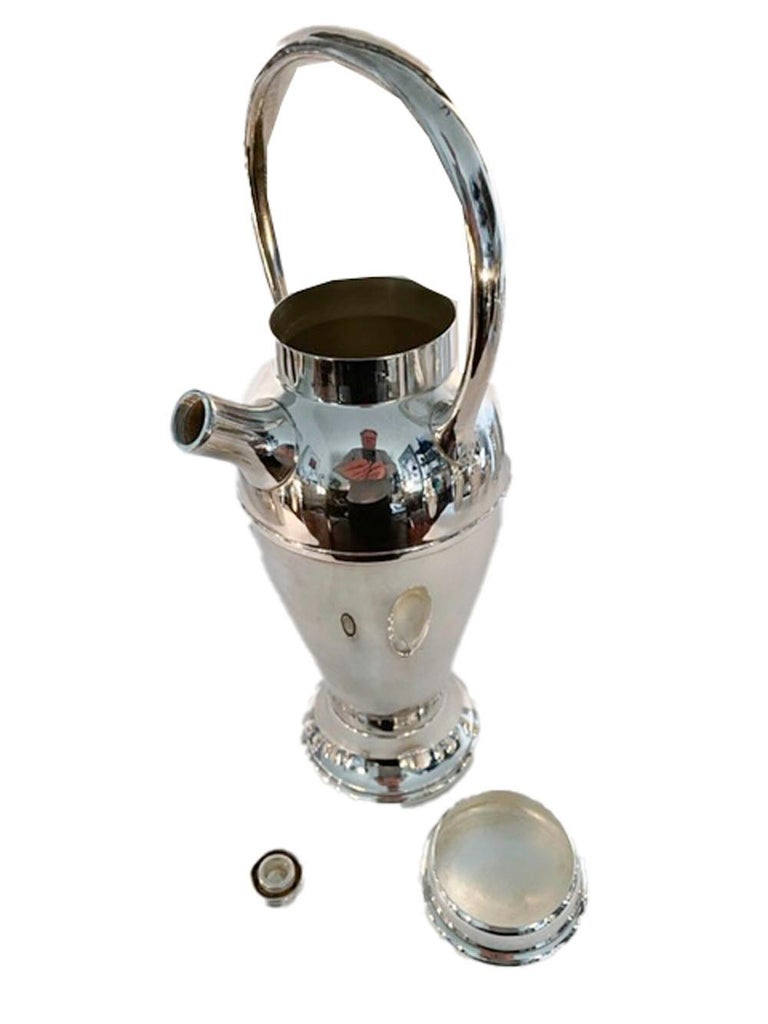 Vintage Silver Plate 'Twist-A-Mixer' 48 Once Cocktail Shaker / Mixer ...