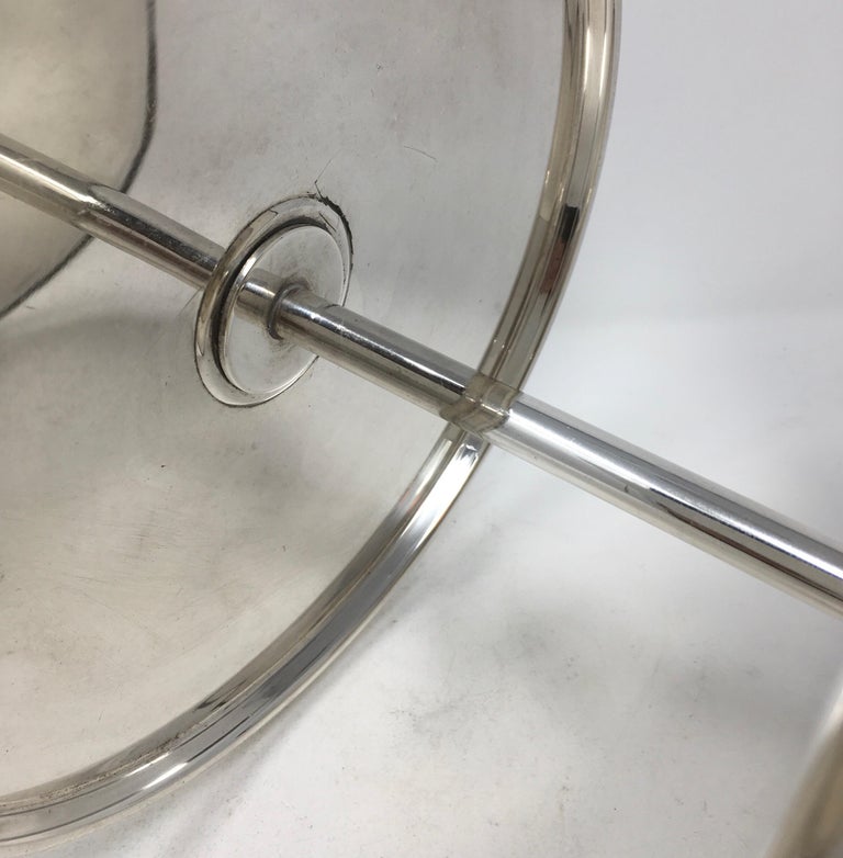 Vintage Silver Plated 3-Tier Dessert Stand at 1stDibs