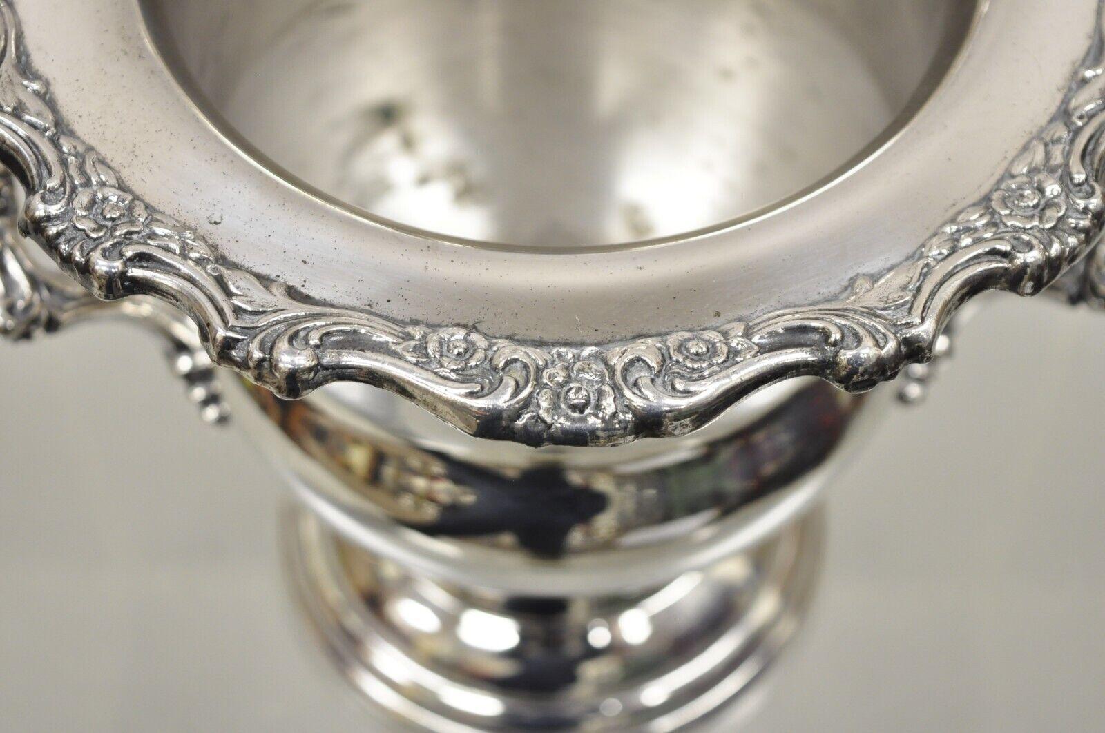 Vintage Silver Plated Oneida Trophy Cup Regency Style Champagne Wine ...
