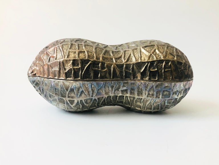 Vintage Silver Plated Peanut Box by FB Rogers at 1stDibs