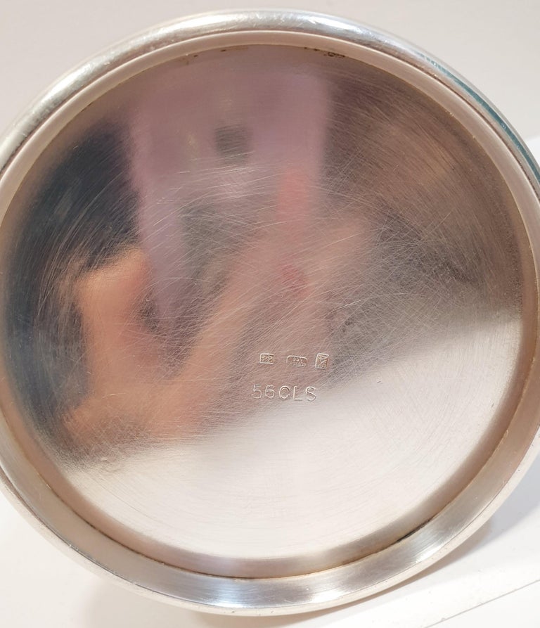 Vintage Silver Set of Two Jugs and Teapot For Sale at 1stDibs