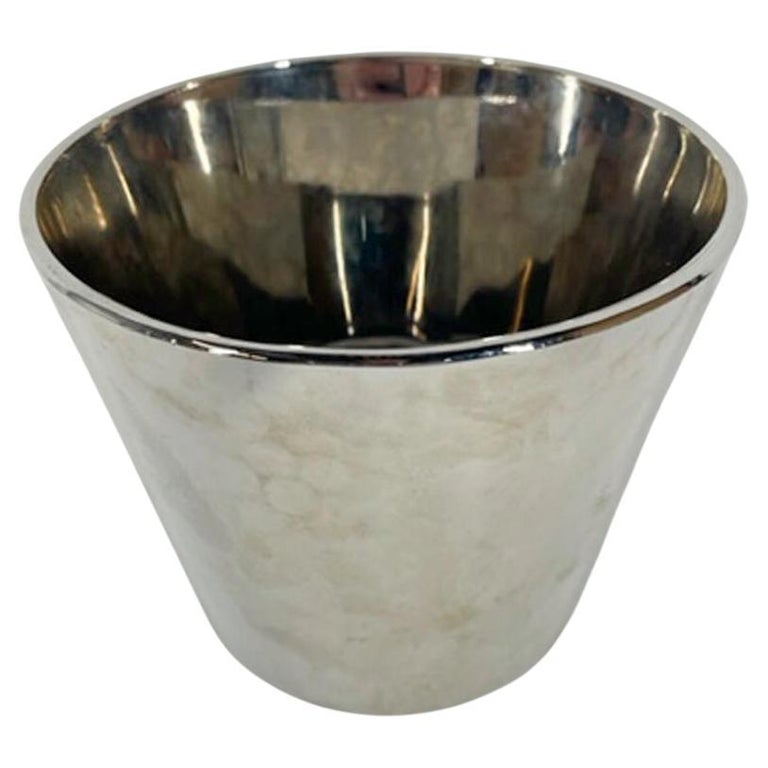 Vintage Silvered Glass Ice Bowl in the Manner of Dorothy Thorpe For ...