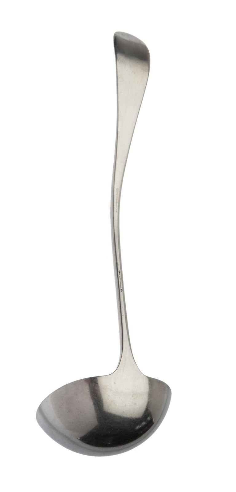 Vintage Silverplate Ladle / Shell and Monogram B For Sale at 1stDibs