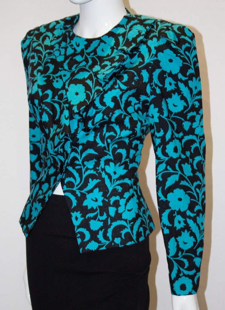 Vintage Simon Ellis Jacket with Frill Detail at 1stDibs | simon ellis ...