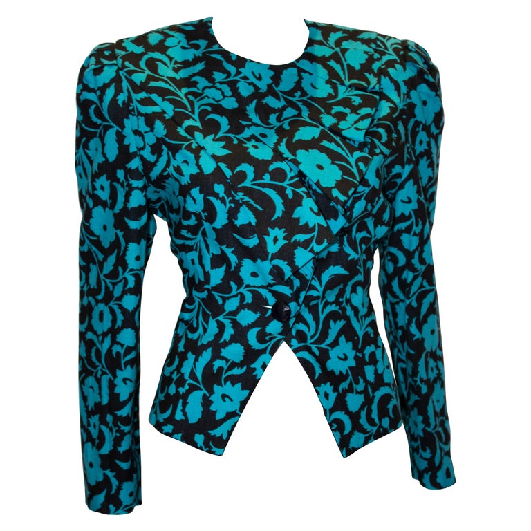 Vintage Simon Ellis Jacket with Frill Detail at 1stDibs | simon ellis ...