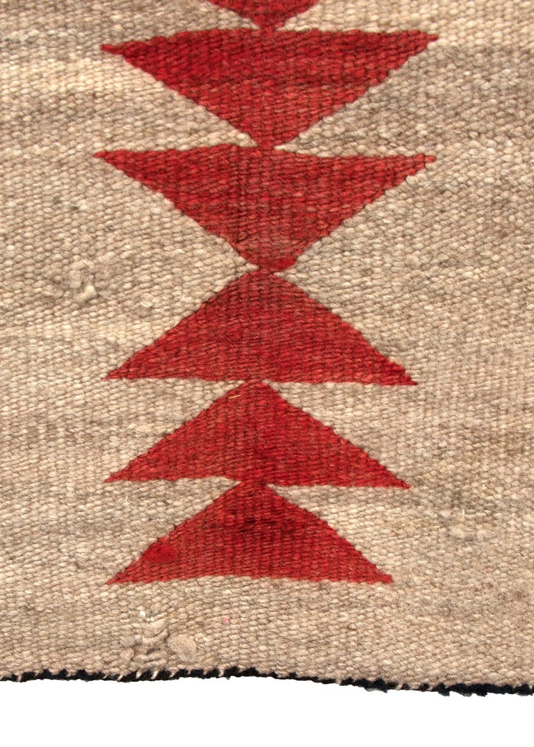 Vintage Single Saddle Blanket, 20th Century, Navajo For Sale at 1stDibs