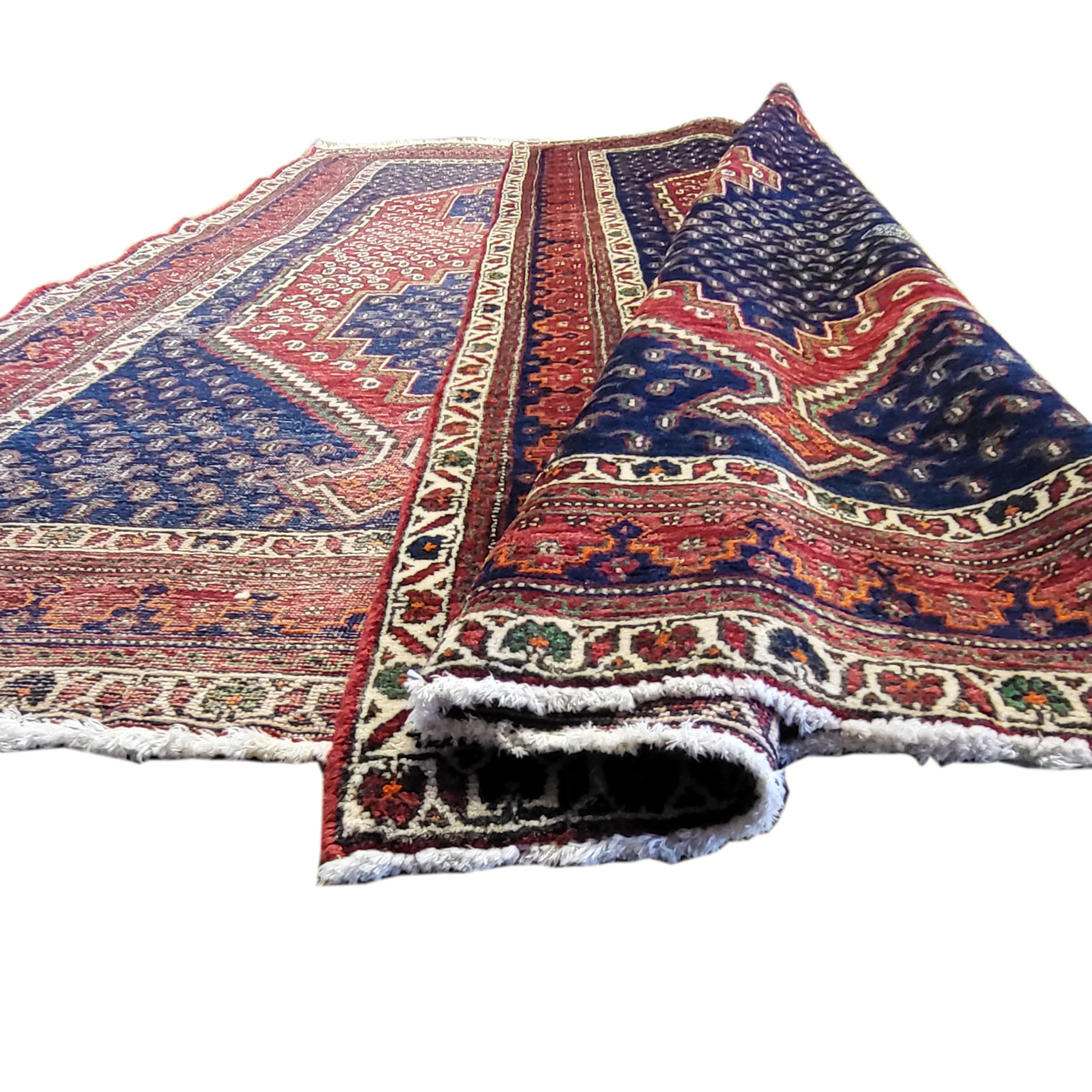 5 x 6.5 Vintage Sirjan Persian Rug For Sale at 1stDibs
