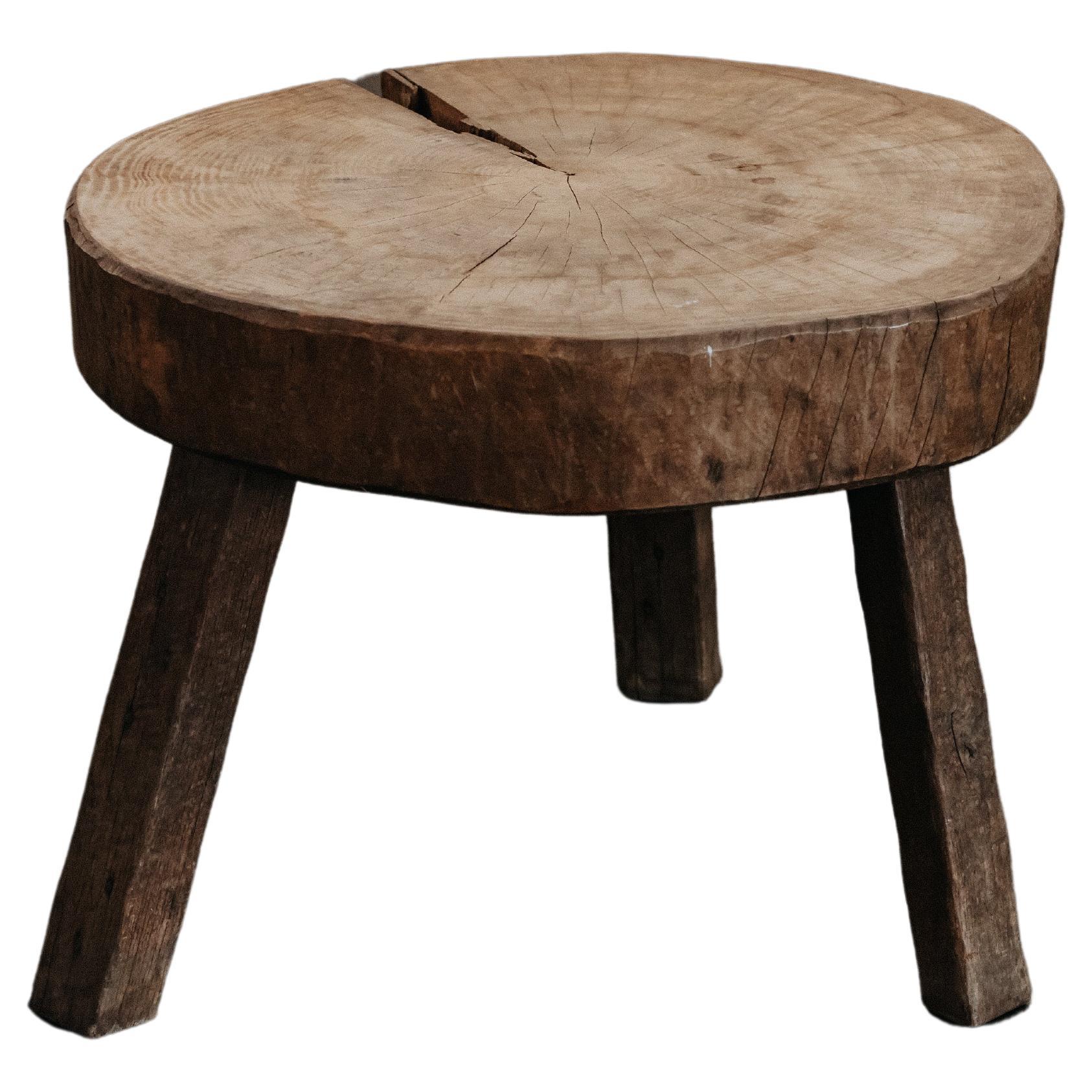 Vintage Slab Side Table From France, Circa 1960 at 1stDibs