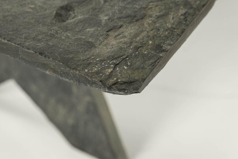Vintage Slate Coffee Table For Sale at 1stDibs