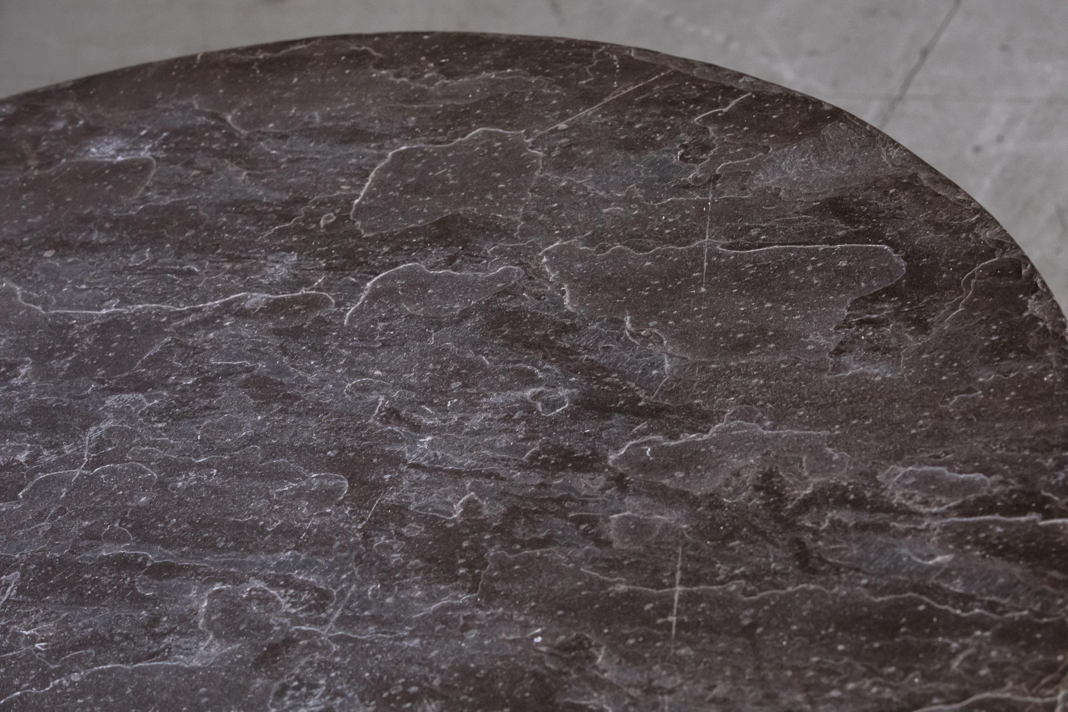 Vintage Slate Dining Table from Belgium, circa 1970s at 1stDibs