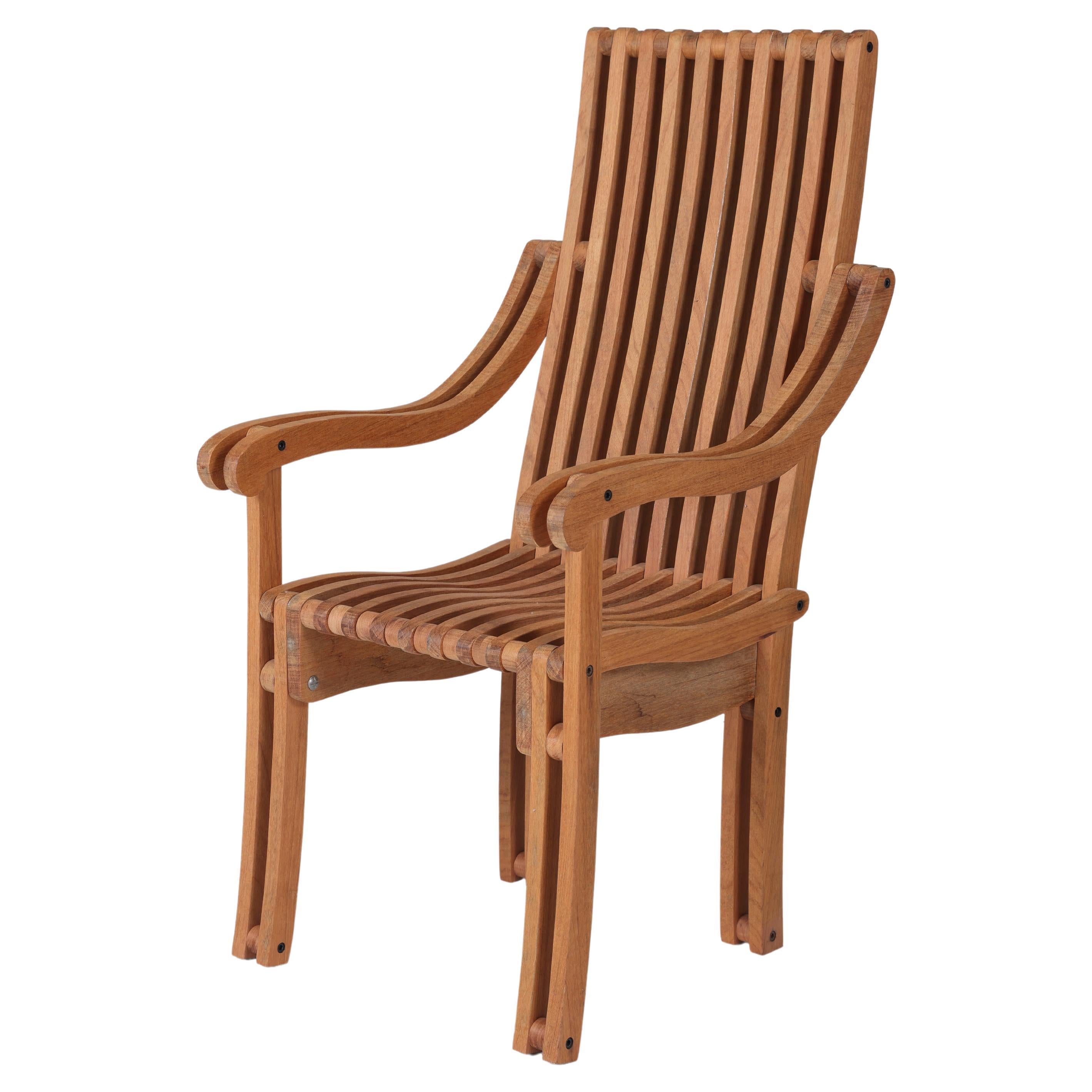 Vintage Wooden Slatted Chairs - 141 For Sale on 1stDibs