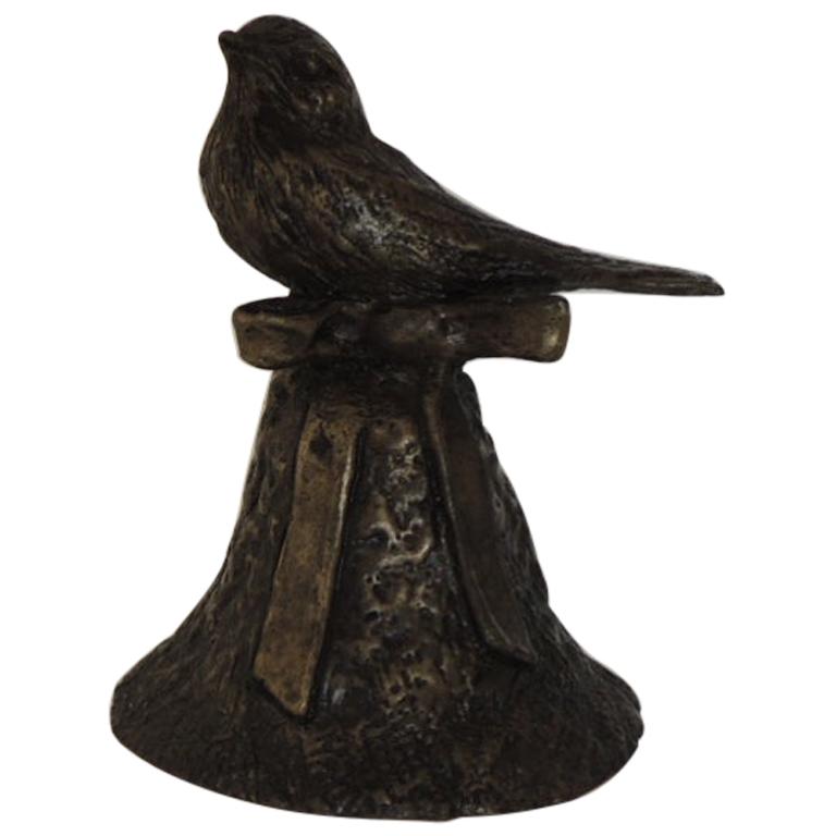 Vintage Small Brass Table Bell at 1stDibs