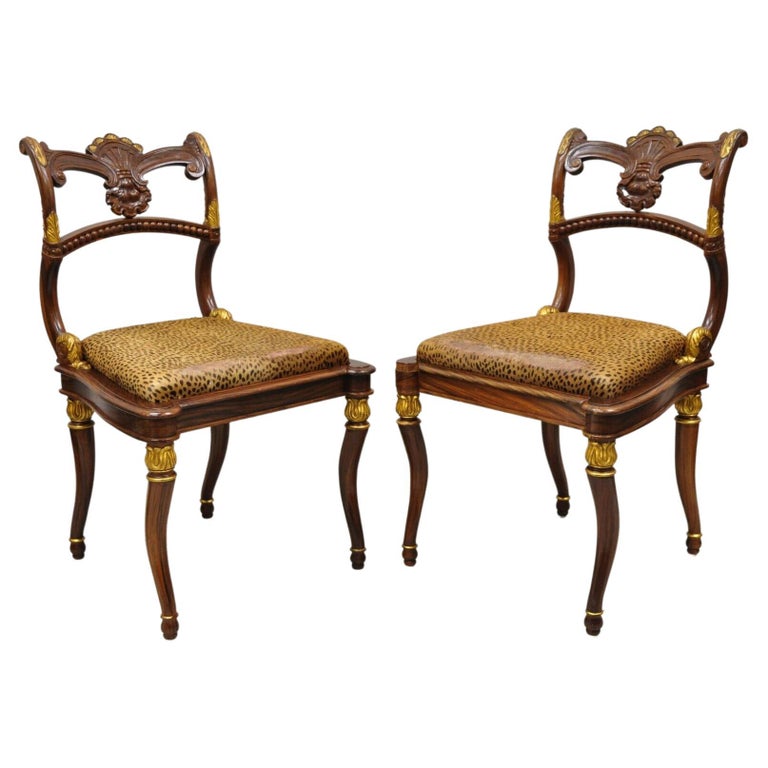 Vintage Smith and Watson New York Rosewood Regency Style Side Chairs ...