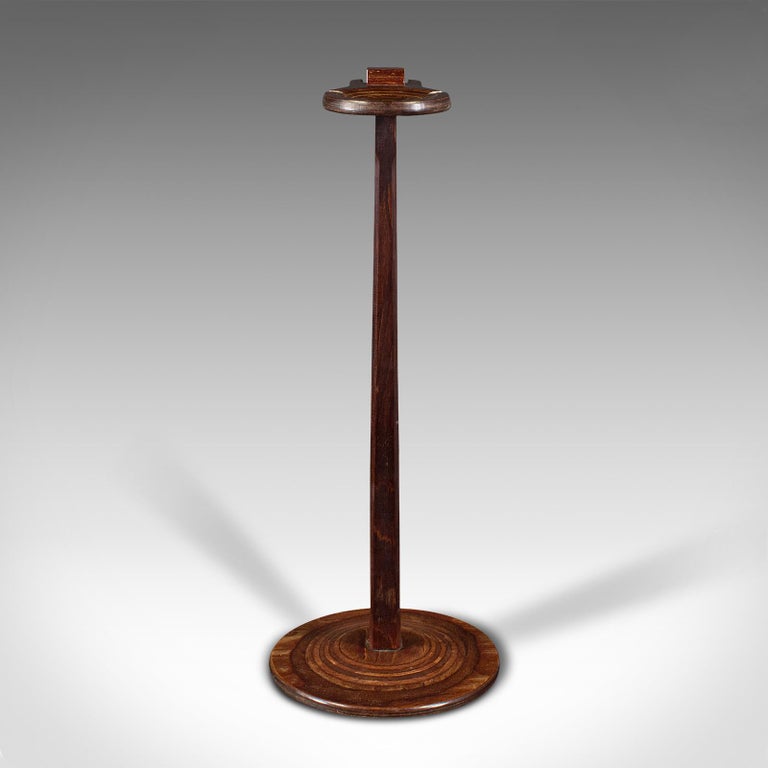 Vintage Smoker's Rest, English, Hardwood, Ashtray Stand, Pipe Rack, Mid ...