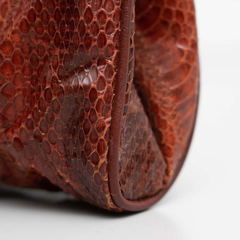 Vintage Snakeskin Purse, circa 1950 For Sale at 1stDibs