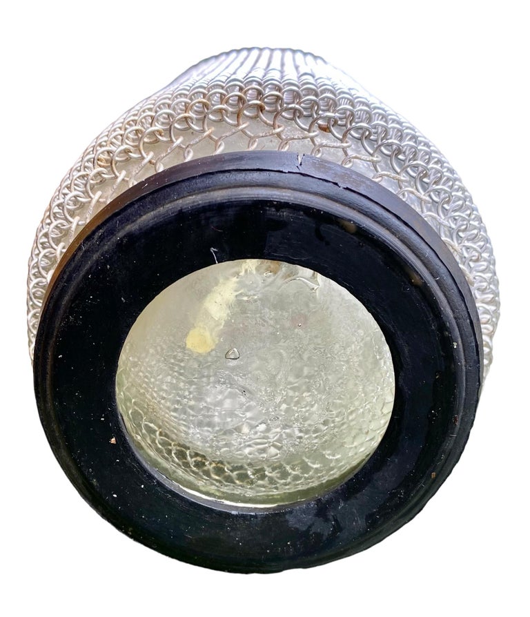 Vintage Soda Siphon Seltzer Glass Bottle with Metal Mesh For Sale at ...