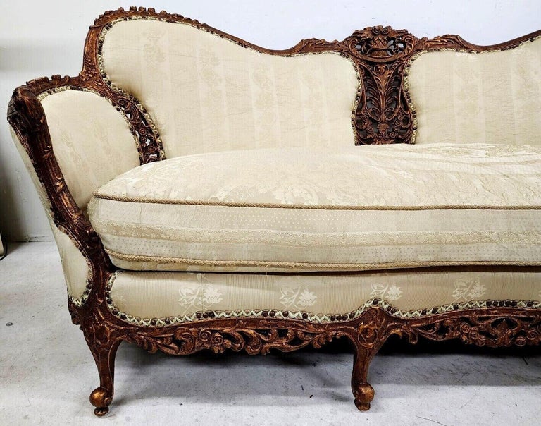 Vintage Sofa by Carol Hicks Bolton and Ej Victor with Pillows For Sale ...