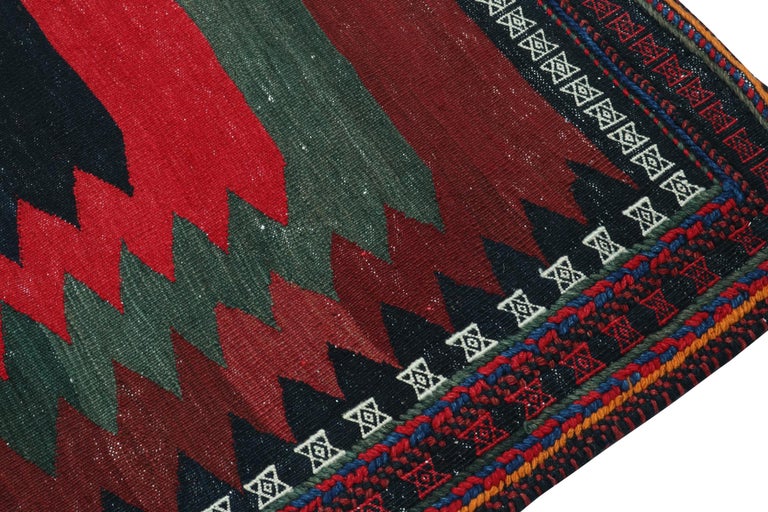 Vintage Sofreh Persian Kilim Rug in Polychromatic Patterns by Rug and ...