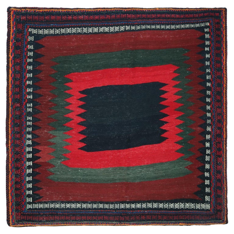 Vintage Sofreh Persian Kilim Rug in Polychromatic Patterns by Rug and ...